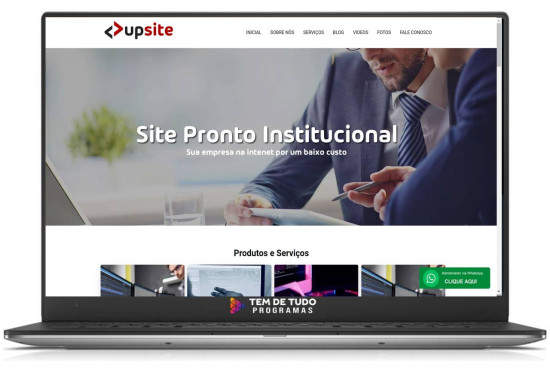 script site institucional em php responsivo com painel admin