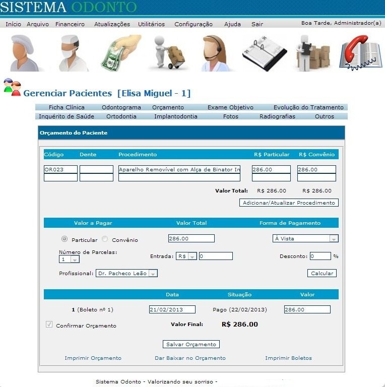 Sistema De Gerenciamento Odontológico Php mysql Sistema De Gerenciamento Odontológico Php mysql