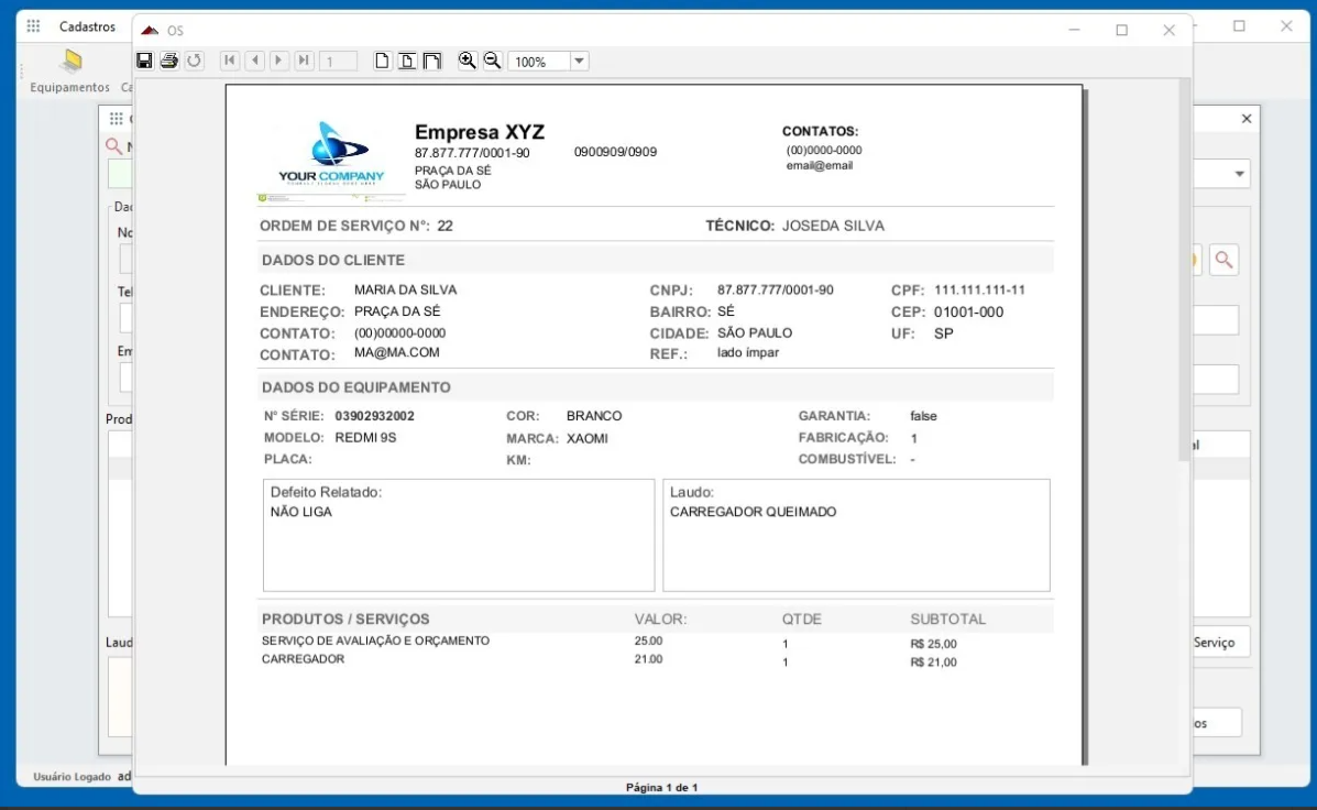Código Fonte Sistema Ordem De Serviço - Netbeans 12 Java 17