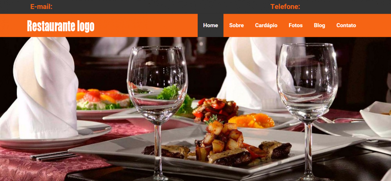 Site Restaurante Responsivo administrável - Script PHP