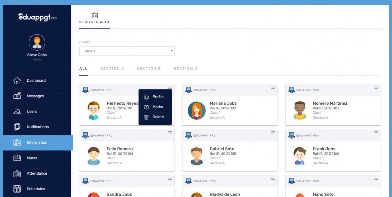 Sistema Online para Gerenciamento de Escola Script em Php EduAppGT Pro
